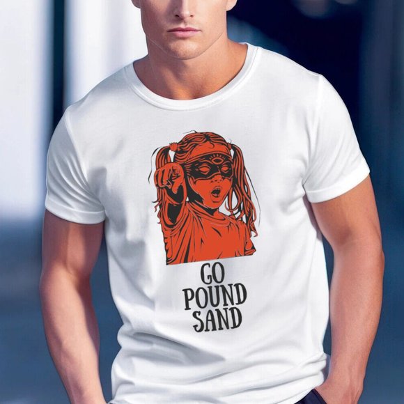Shirts | Vintage Go Pound Sand Humor Men Son Dad Boyfriend Graphic T ...